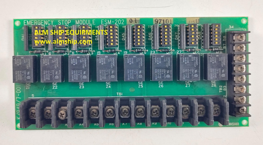 Terasaki ESM-202 K/949/7-001 Emergency Stop Module | ALM SHIP EQUIPMEN